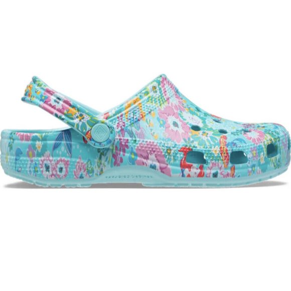 CROCS | Shoes | Crocs Classic Disney X Vera Bradley Little Mermaid Clog ...